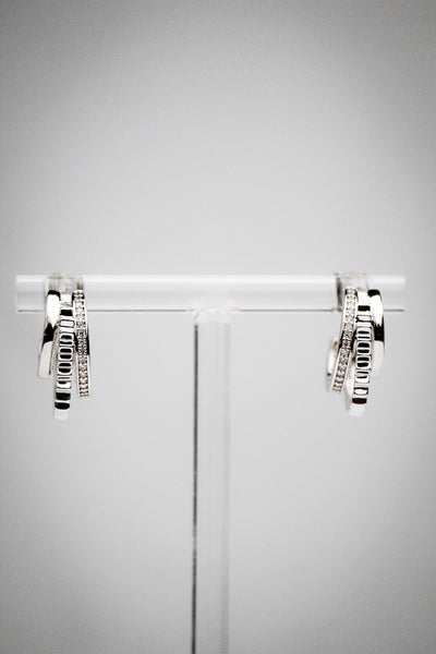 TRIPLE THREAT HUGGIES-STERLING SILVER – Native Gem