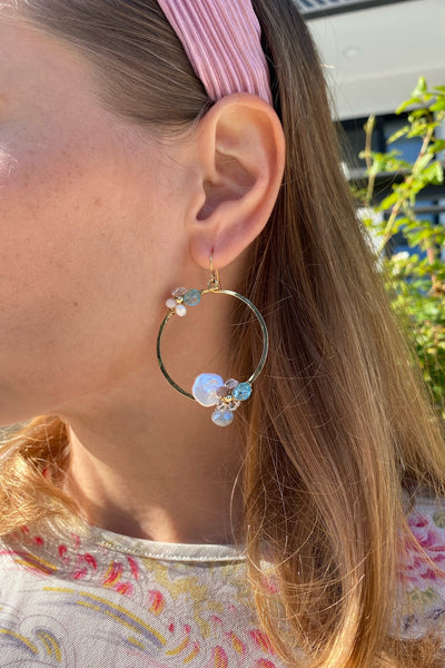 BLOOM CIRCLE HOOPS – Native Gem