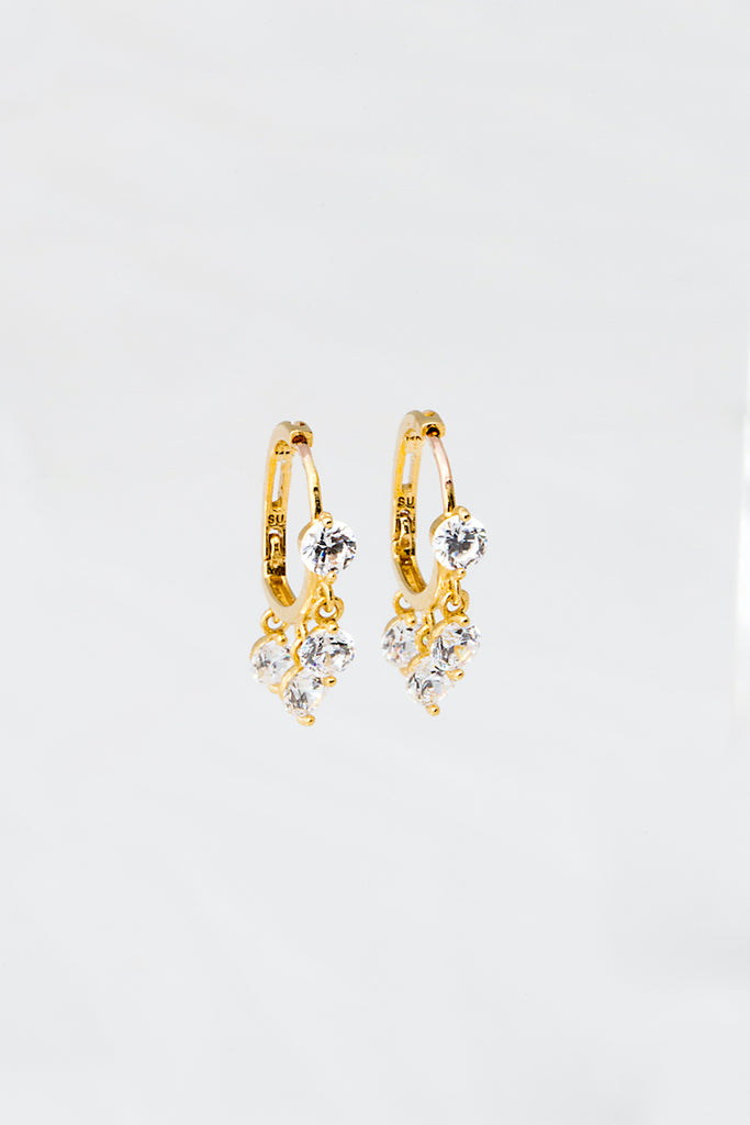 FLOATING DIAMOND HUGGIES – Native Gem